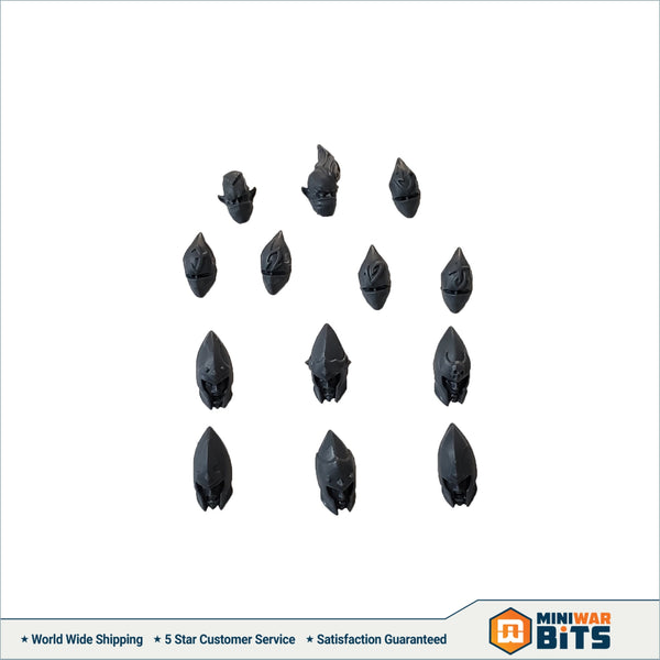 Dark Rider Head Bits - MiniWar Bits