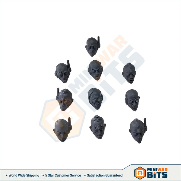 Delaque Gang Head Bits - MiniWar Bits