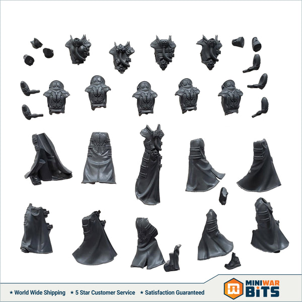 Delaque Gang Torso Body & Leg Bits - MiniWar Bits