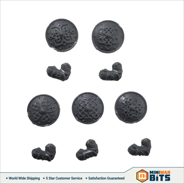 Ironbreakers Shield and Arm Bits - MiniWar Bits