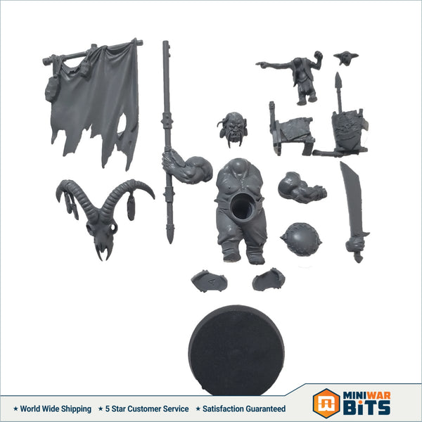 Ogor Glutton Icon Bearer Single Figure - MiniWar Bits