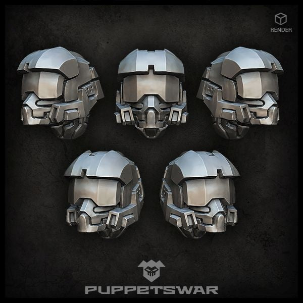 Pilot Helmets - MiniWar Bits