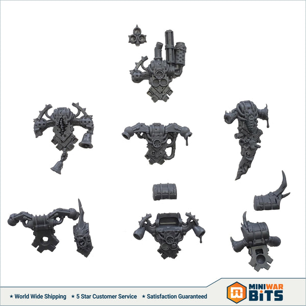 Plague Marine Backpack Bits - MiniWar Bits
