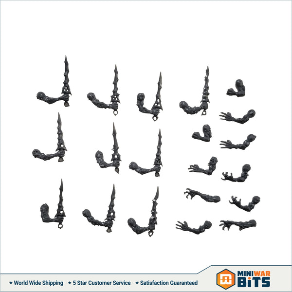 Plaguebearers of Nurgle Plaguesword Arm Bits - MiniWar Bits