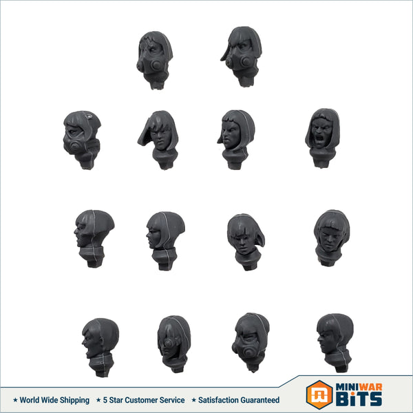 Retributor Squad Head Bits - MiniWar Bits