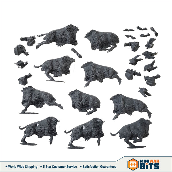 Savage Boarboys Boar Body and Head Bits - MiniWar Bits