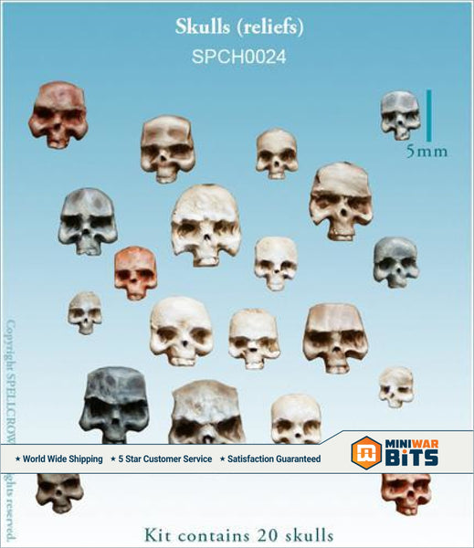 Skulls (reliefs) Bits - MiniWar Bits