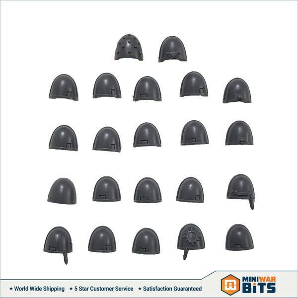 Tactical Squad Shoulder Pad Bits - MiniWar Bits