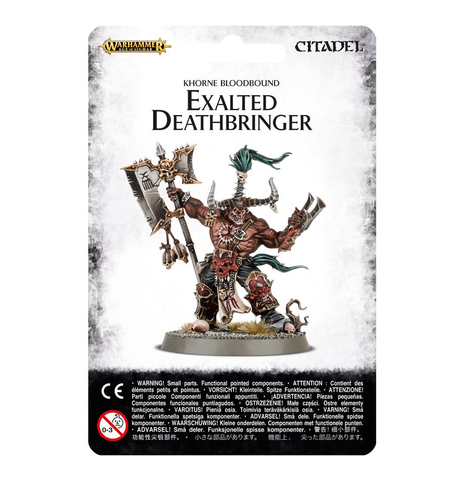 Exalted Deathbringer with Ruinous Axe - MiniWar Bits