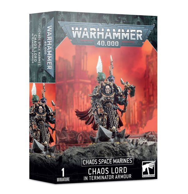 Sorcerer Lord in Terminator Armour / Chaos Lord in Terminator Armour ...