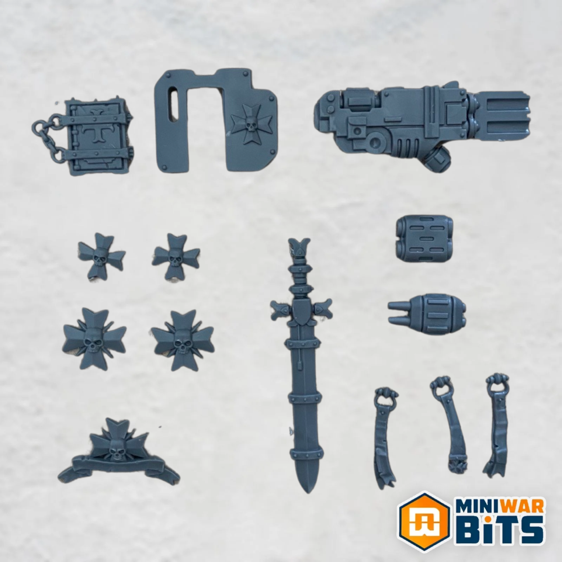 Black Templar Vehicle Tank Upgrade Bits - MiniWar Bits