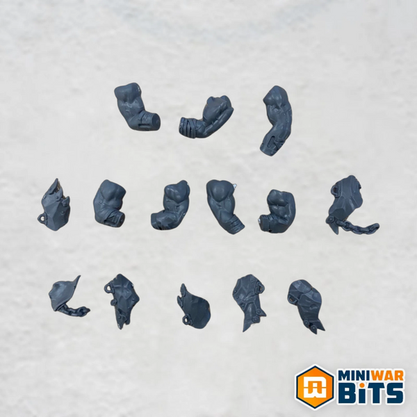 Brute Ragerz / Weirdbrute Wrekkaz Hand Bits - MiniWar Bits