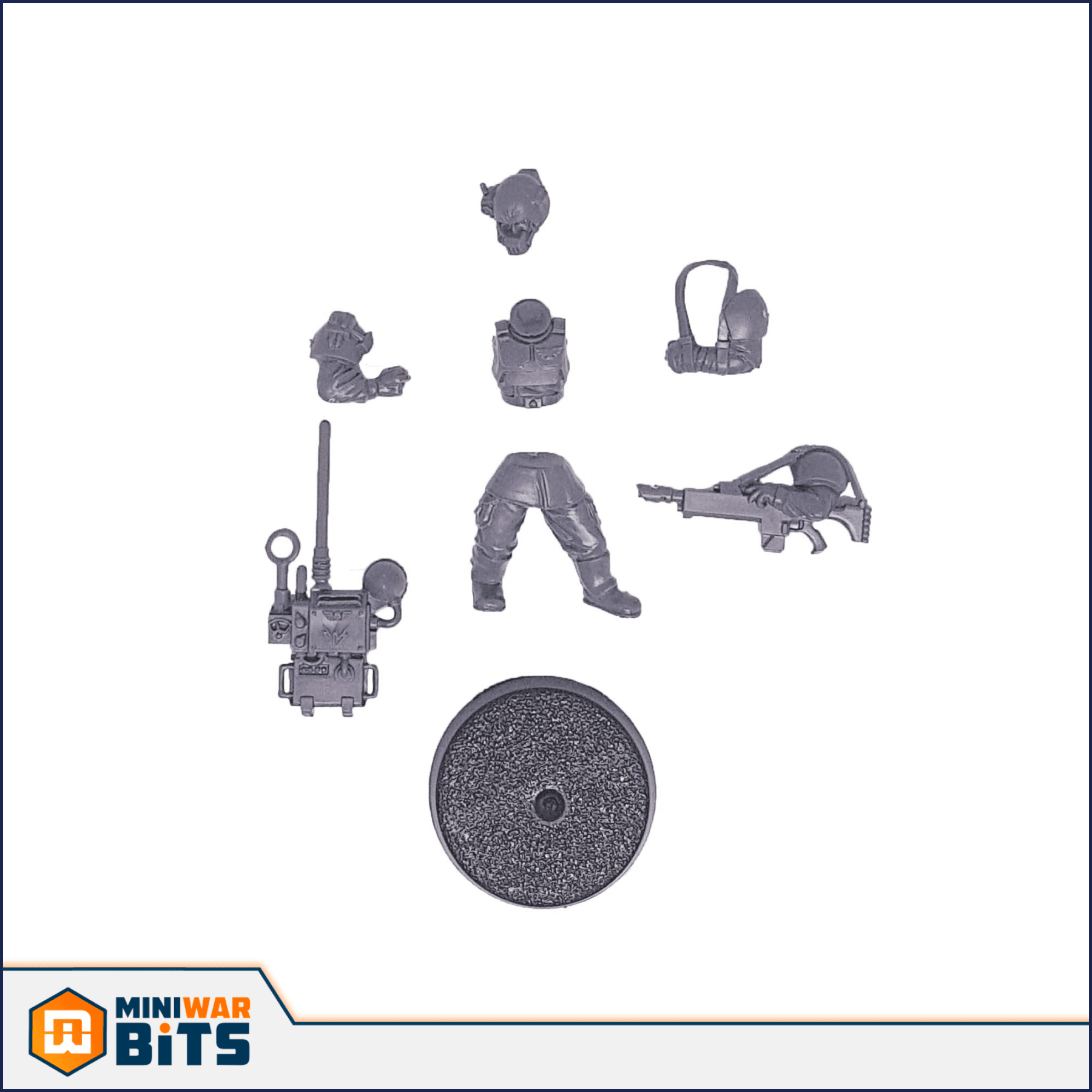 Cadian Command Master Vox Single Figure Model Bits Warhammer 40k Miniwar Bits