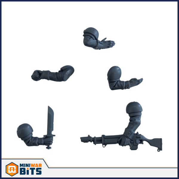 Cadian Shock Troops Action Arm Bits - MiniWar Bits