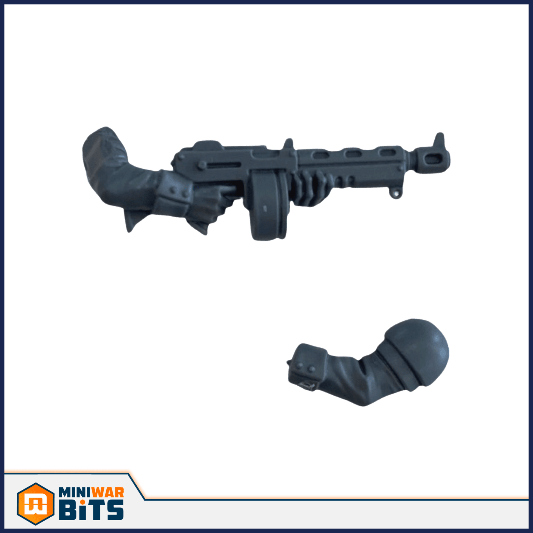 Cadian Shock Troops Drum-fed Autogun Bits - MiniWar Bits