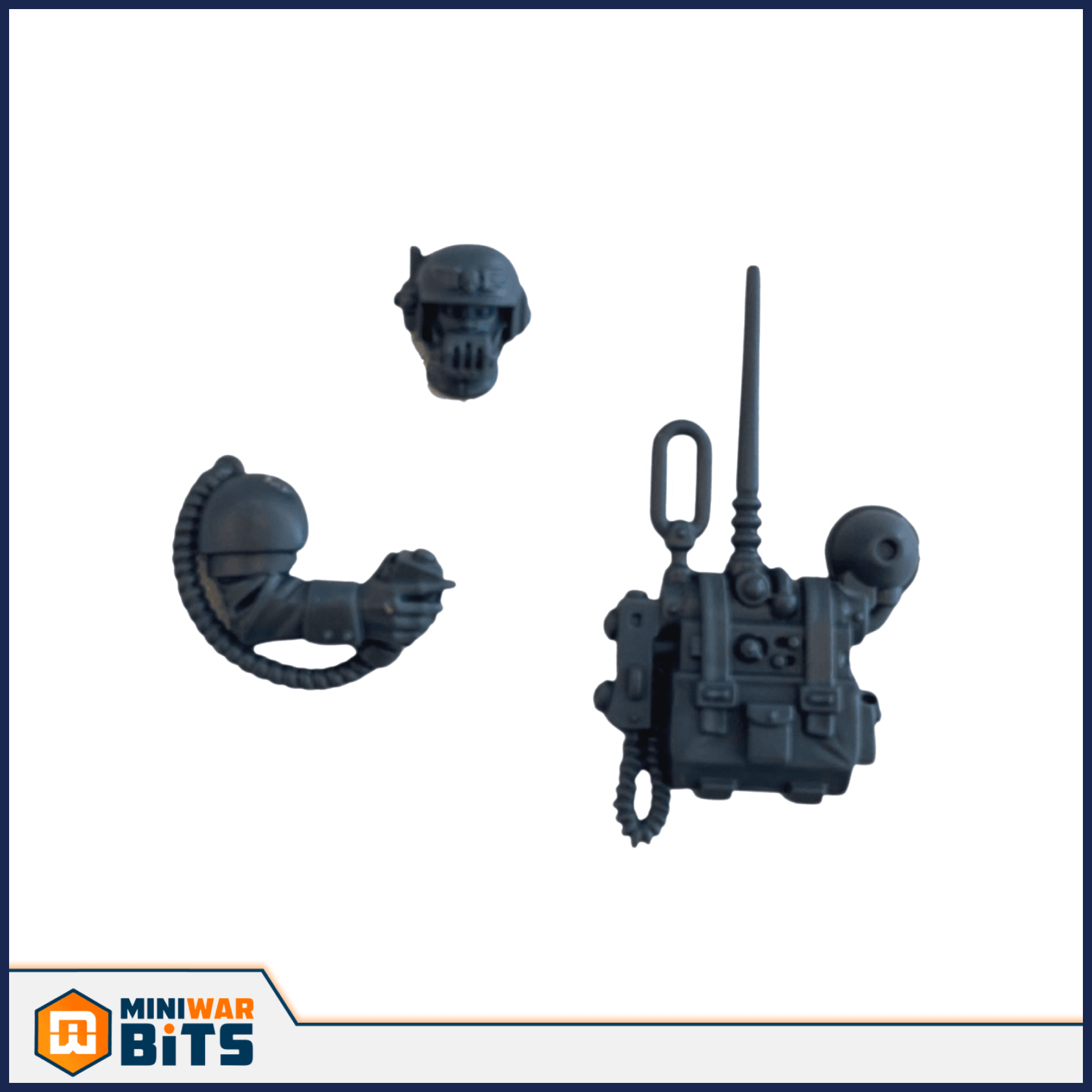 Cadian Shock Troops Vox Caster Upgrade Bits - MiniWar Bits