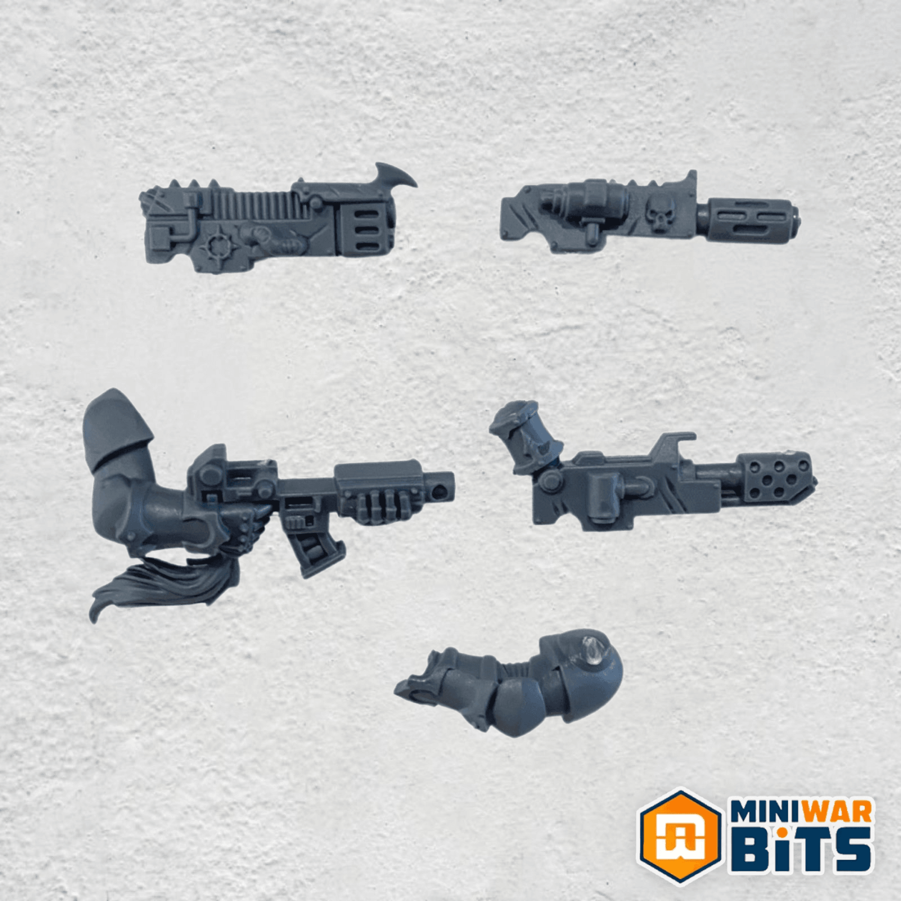 Chosen Combi-plasma, Combi-melta, Combi-flamer Bits - MiniWar Bits