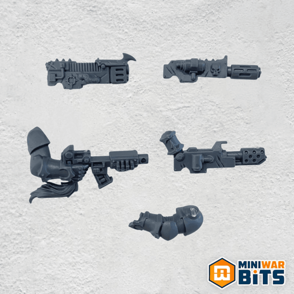Chosen Combi-plasma, Combi-melta, Combi-flamer Bits - MiniWar Bits
