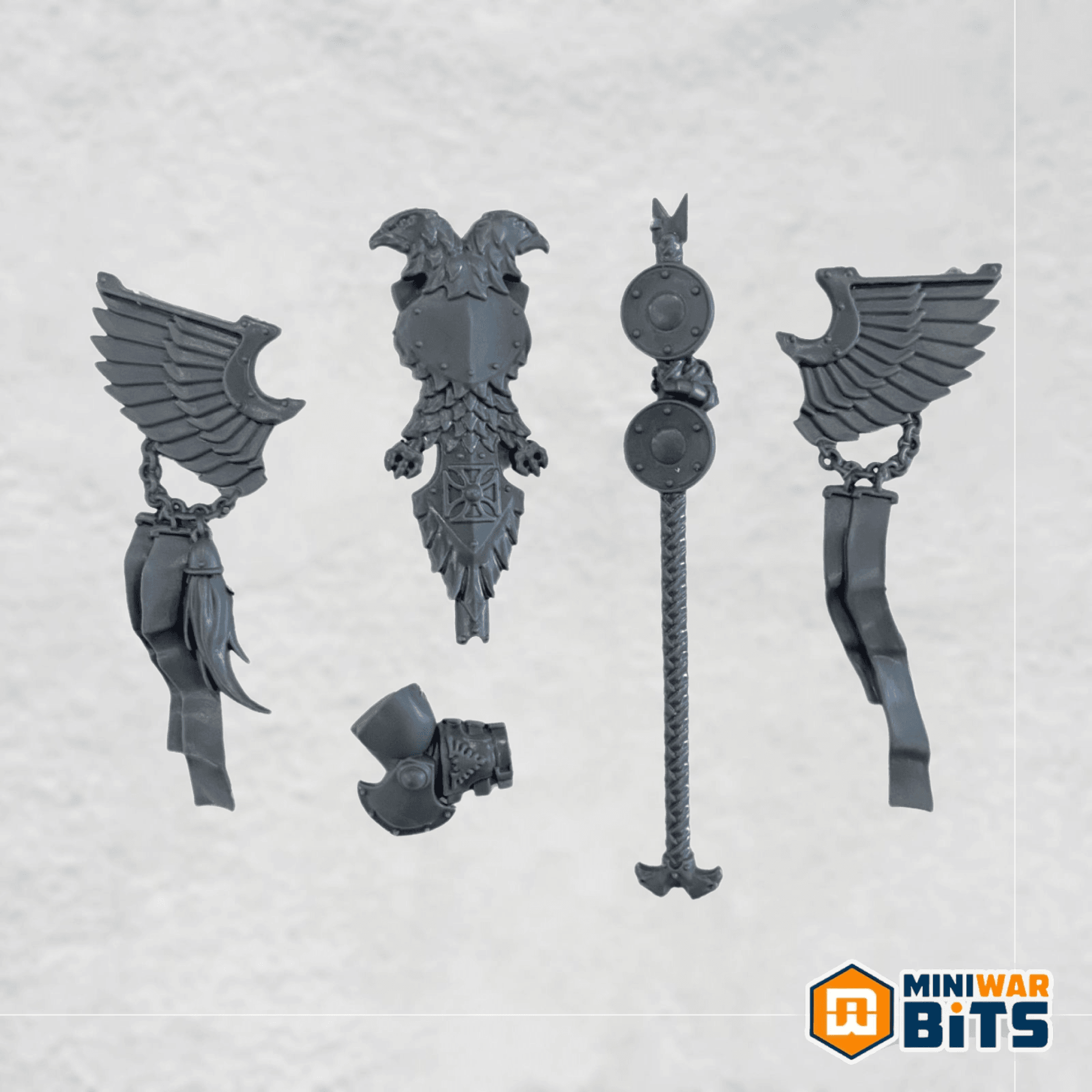 Custodian Guard Squad Custodes Vexilla Bits - MiniWar Bits