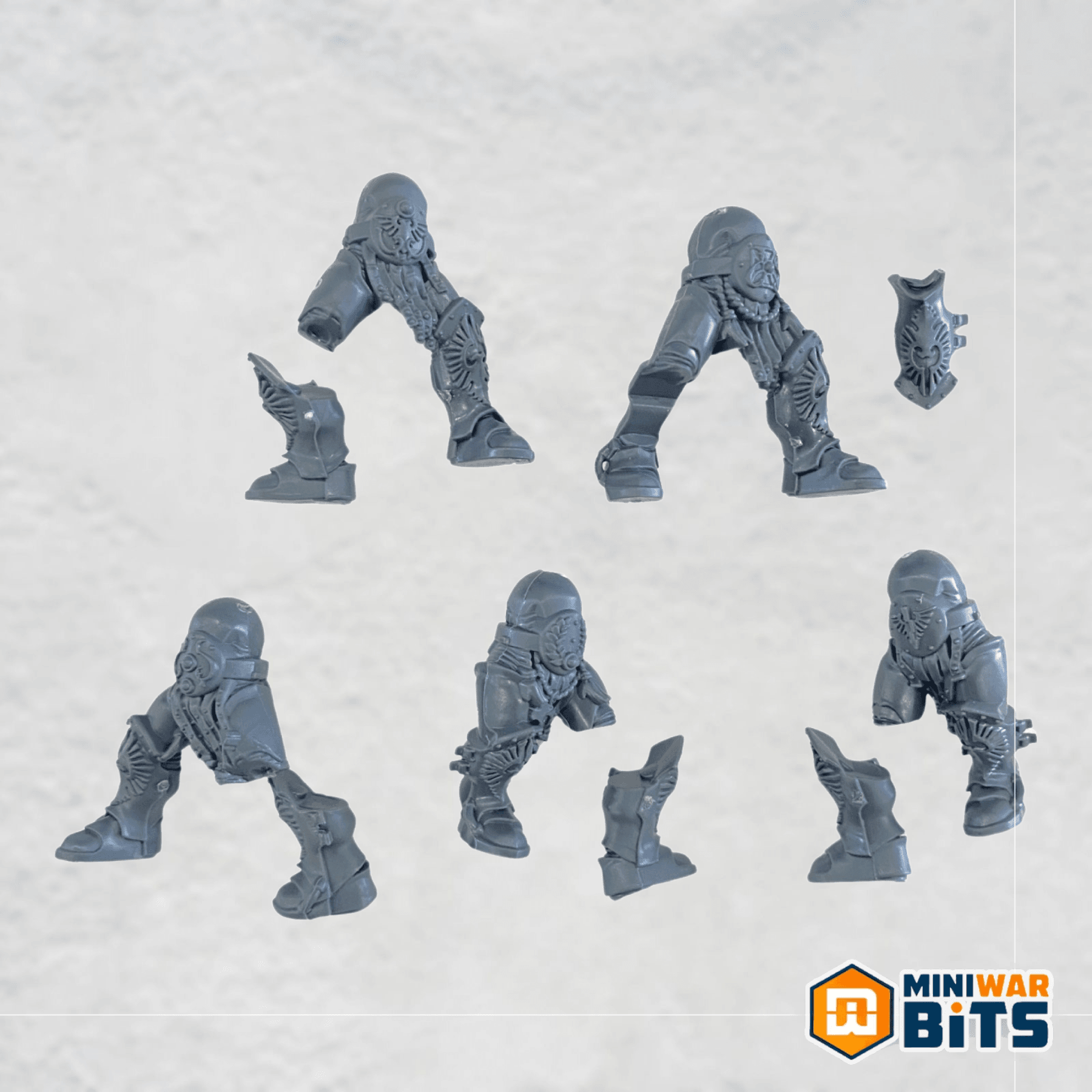 Custodian Guard Squad Leg Bits - MiniWar Bits