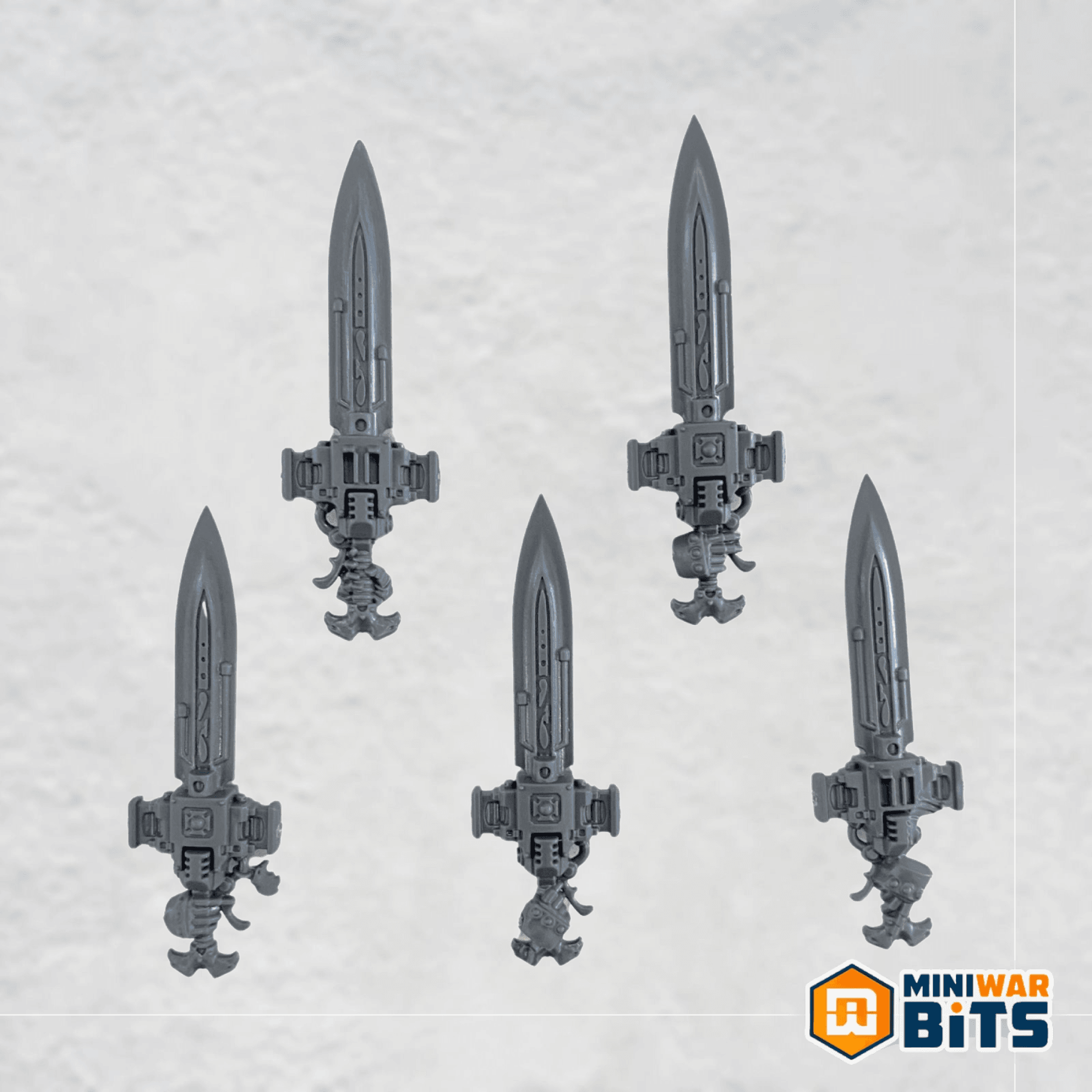 Custodian Guard Squad Sentinel Blade Bits - MiniWar Bits