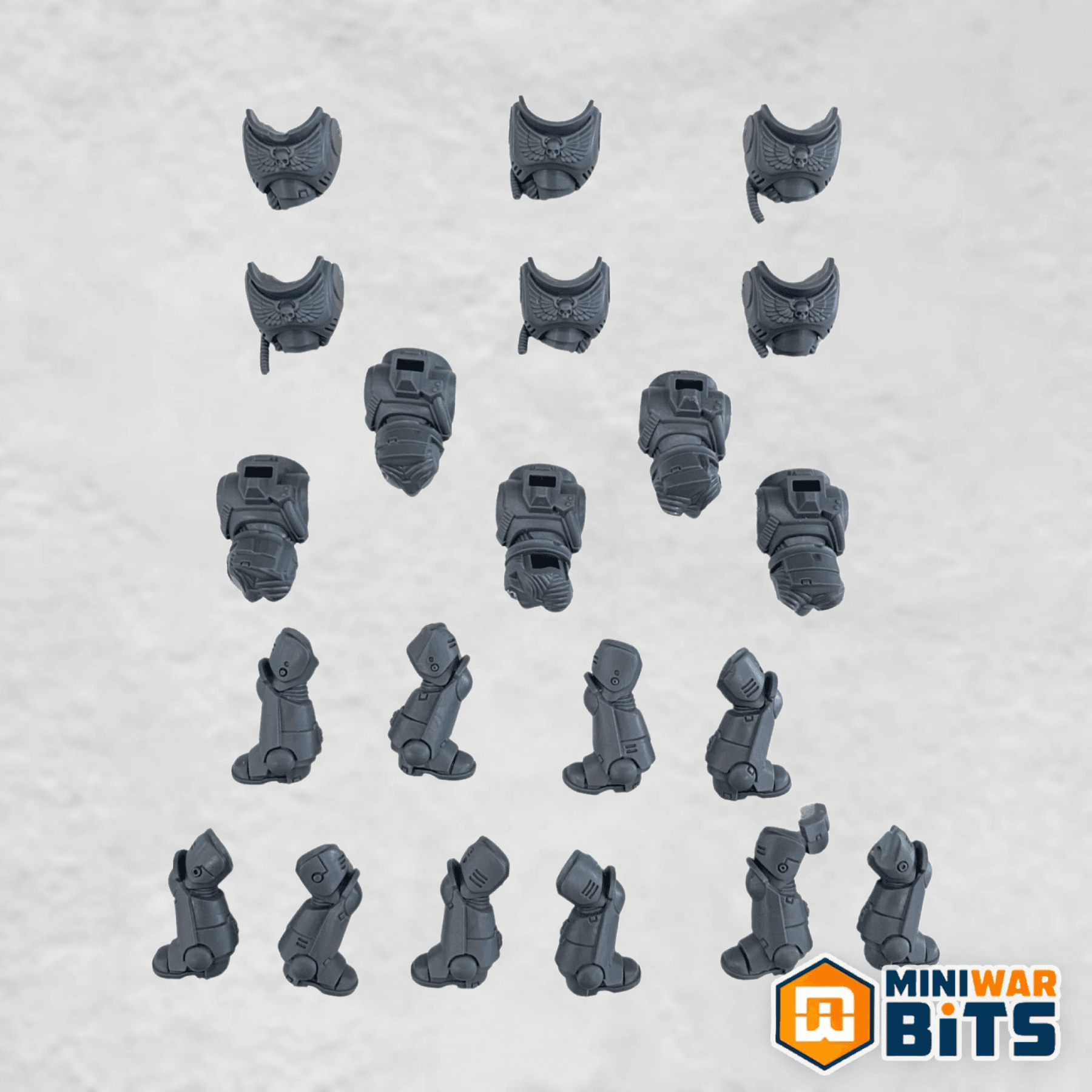 Desolation Squad Torso & Leg Bits - MiniWar Bits