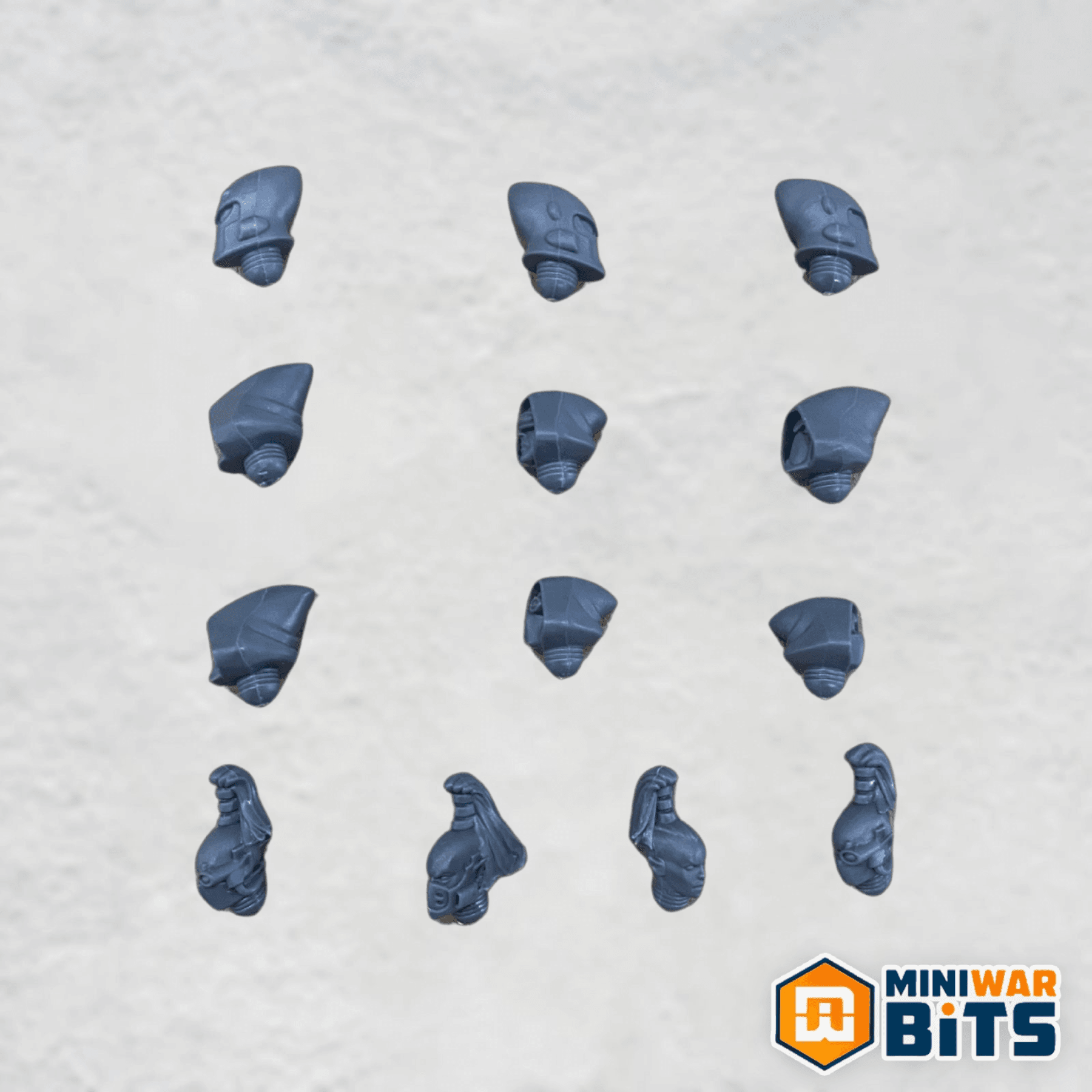 Eldar Ranger Head Bits - MiniWar Bits