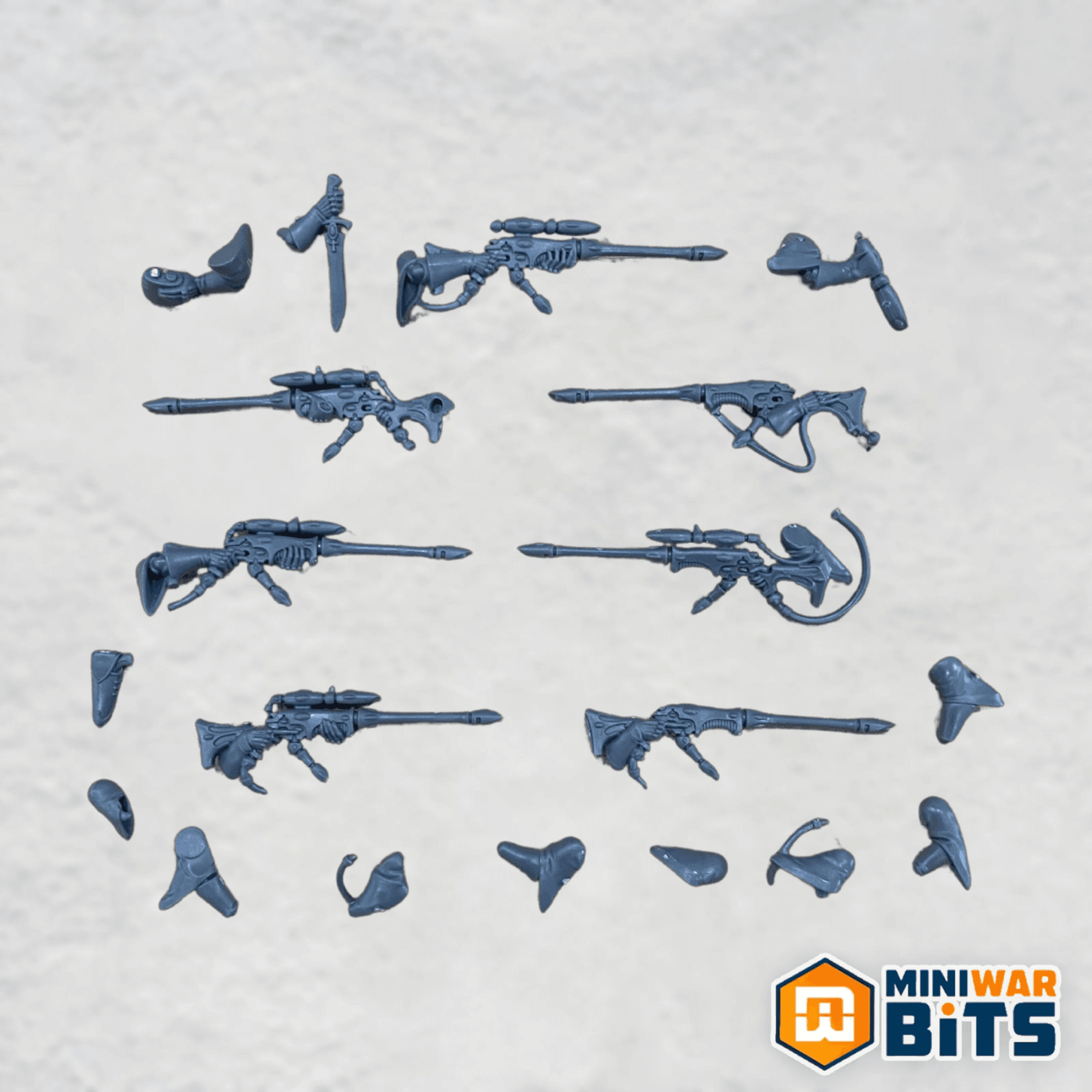 Eldar Ranger Long Rifle & Arm Bits - MiniWar Bits
