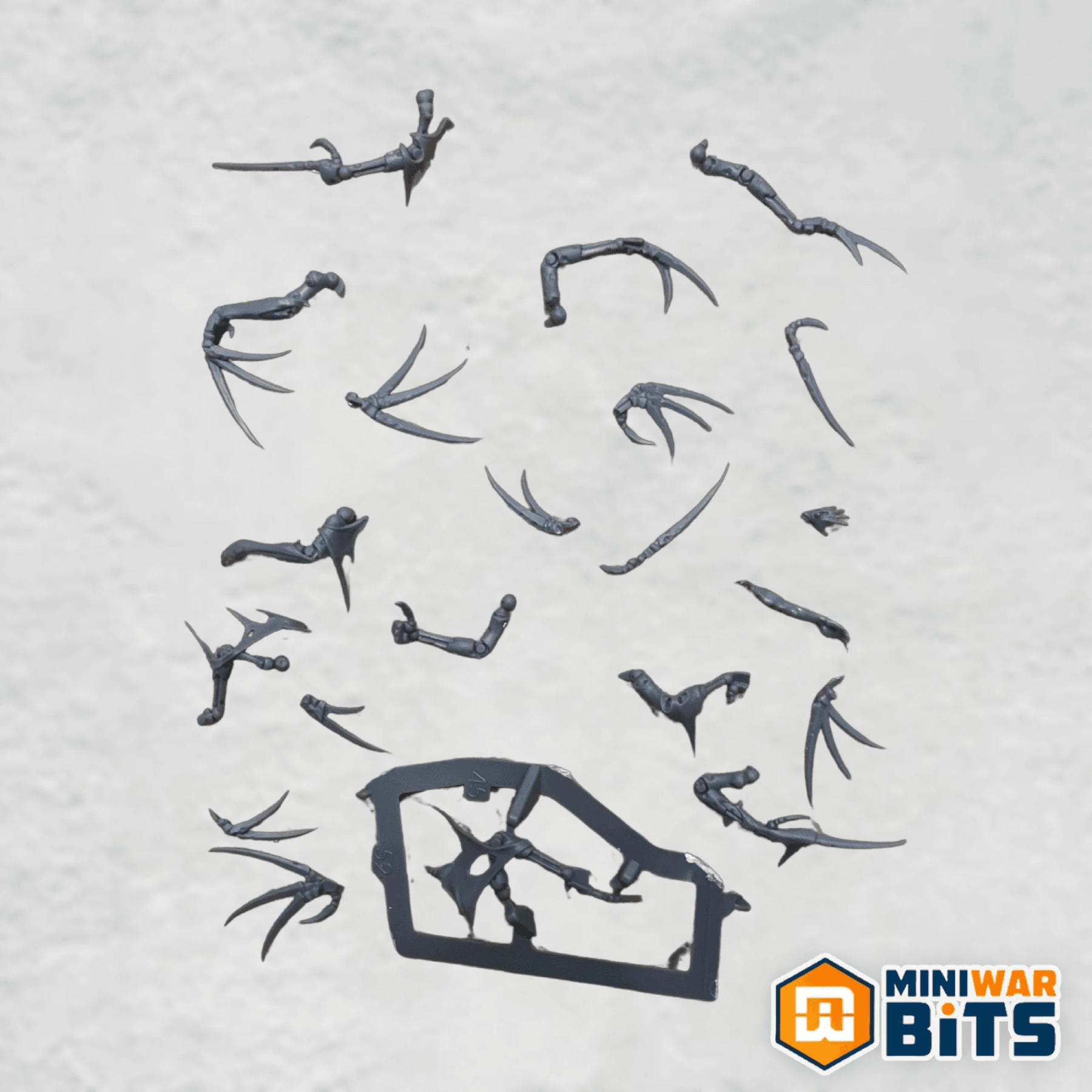 Flayed Ones Arm & Long Claws Bits - MiniWar Bits