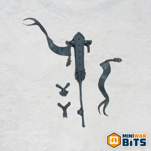 Freeguild Fusilier Herald Standard Banner Bits - MiniWar Bits