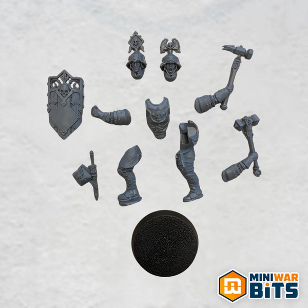 Freeguild Steelhelm Veteran Sergeant-at-Arms Single Figure - MiniWar Bits