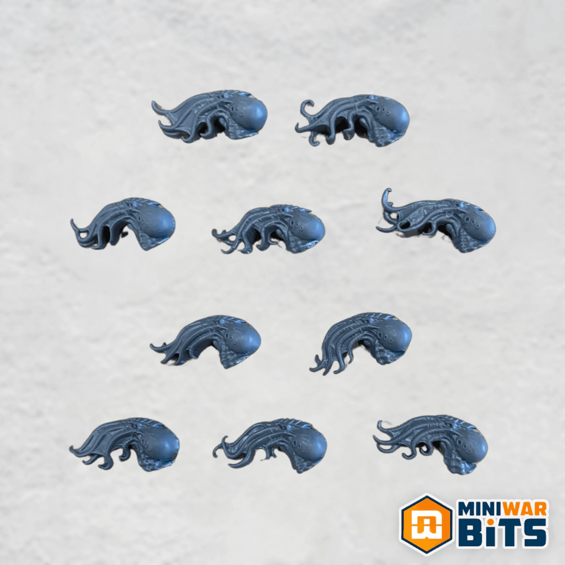 Genestealer Ymgari Feeder Tendril Head Bits - MiniWar Bits