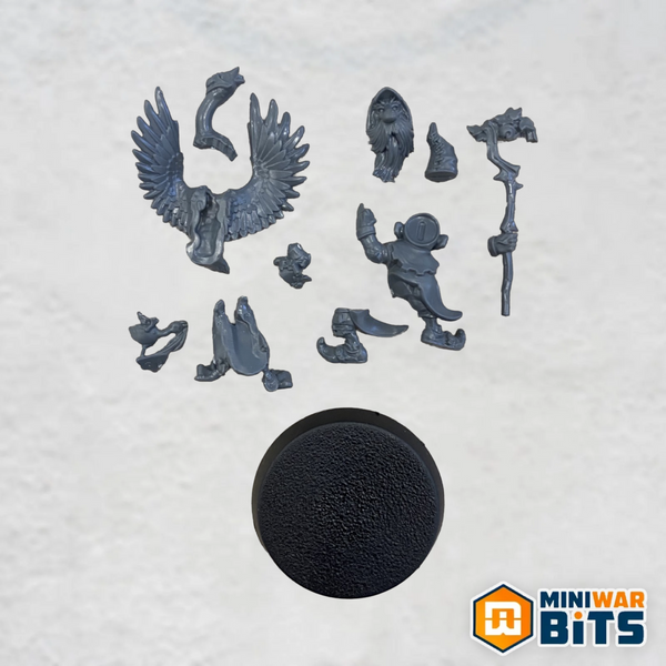 Glimwarror Groundhogs Gnome Beastmaster / Goose Single Figure - MiniWar ...