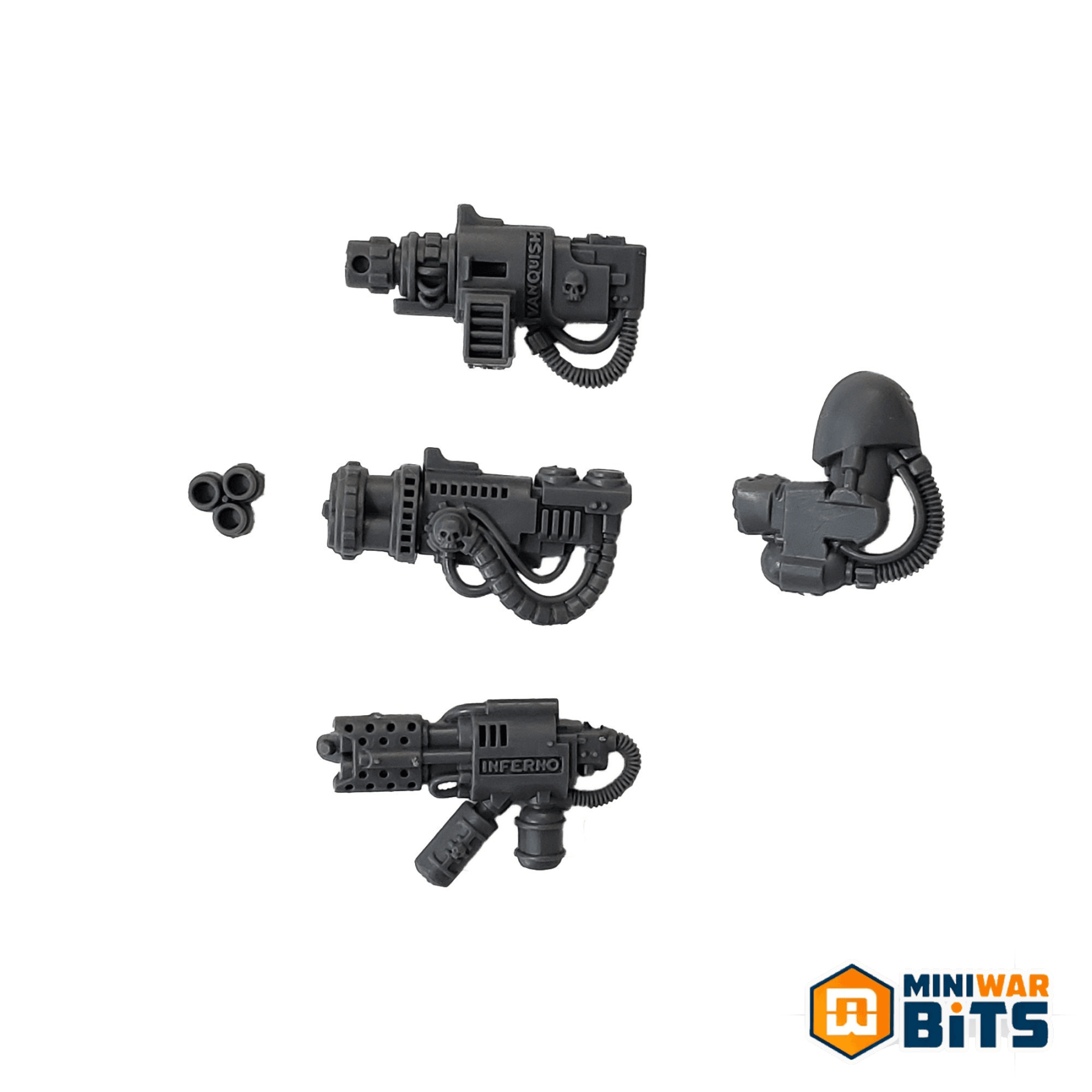 Grey Knight Terminator Paladin Psycannon Psilencer and Incinerator Bit - MiniWar Bits