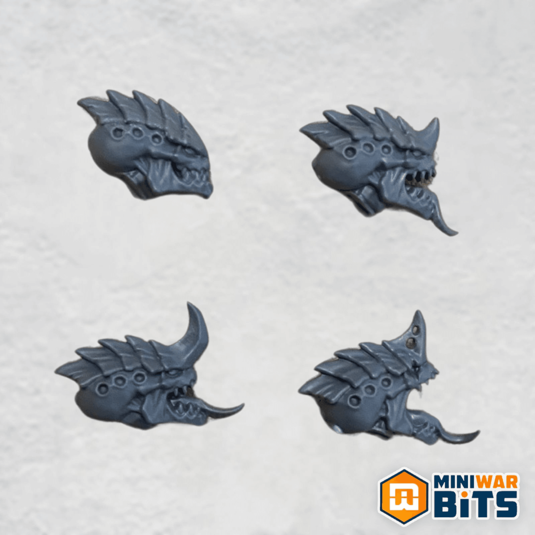 Hormagaunt Assorted Head (x4) Bits - MiniWar Bits