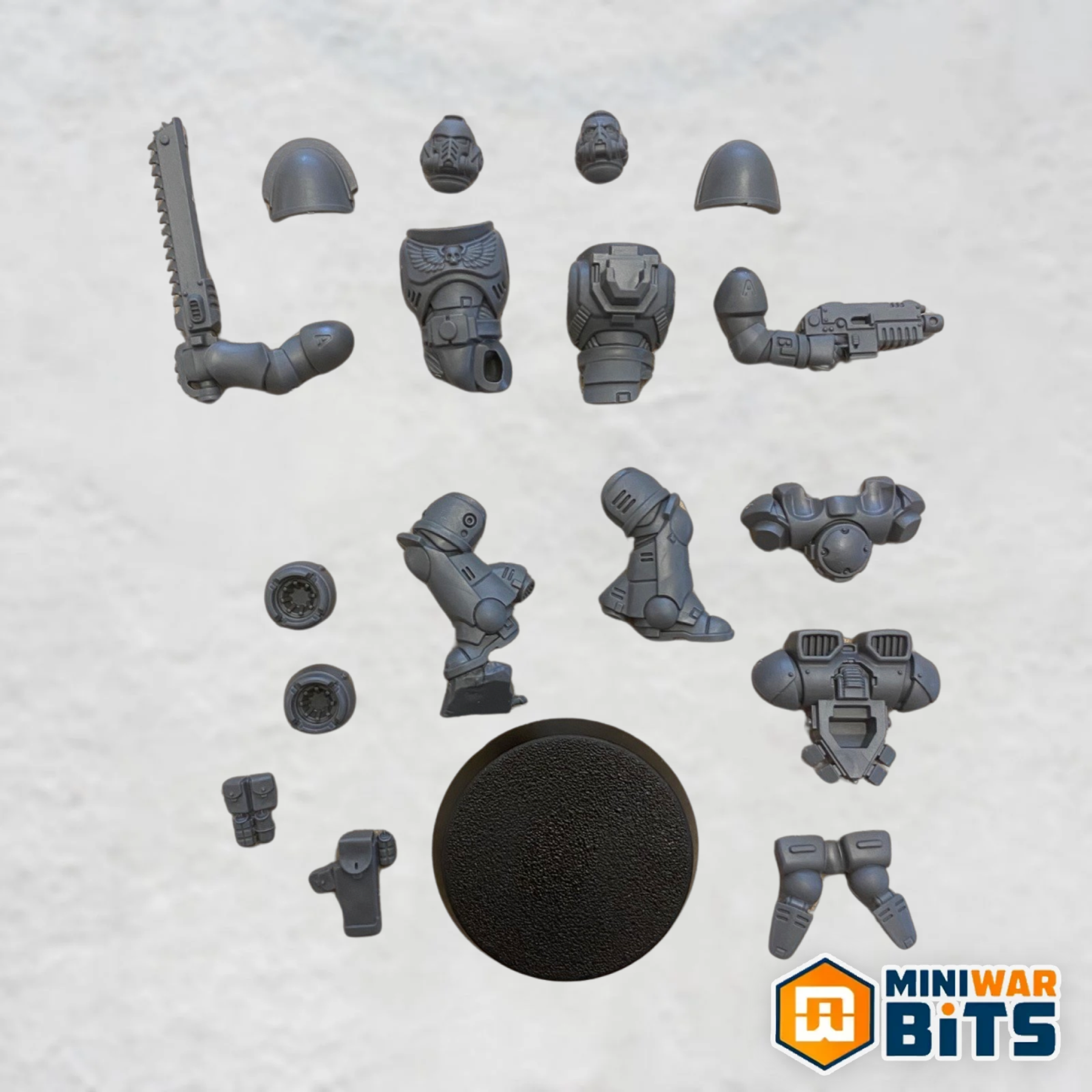 Jump Pack Intercessor Single Figure - MiniWar Bits