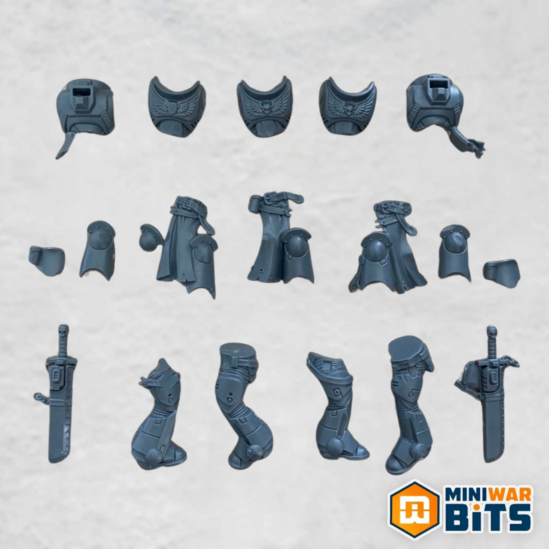 Primaris Crusader Initiate Torso & Leg Bits - MiniWar Bits