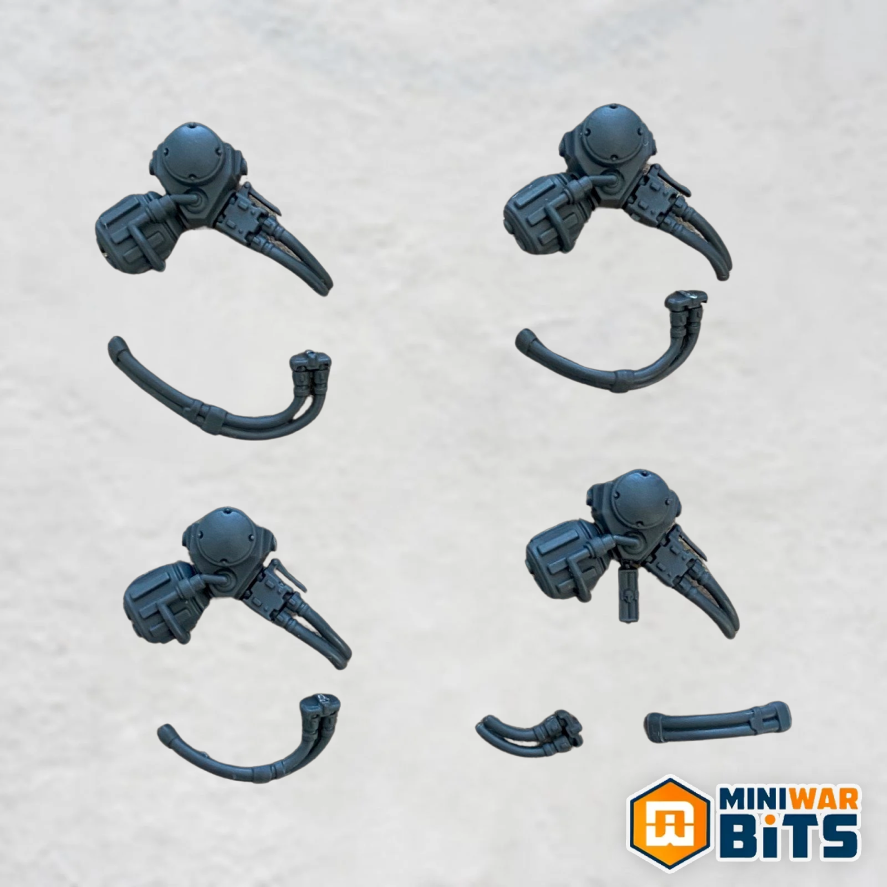 Primaris Eradicators Heavy Melta Rifle Backpack Bits - MiniWar Bits