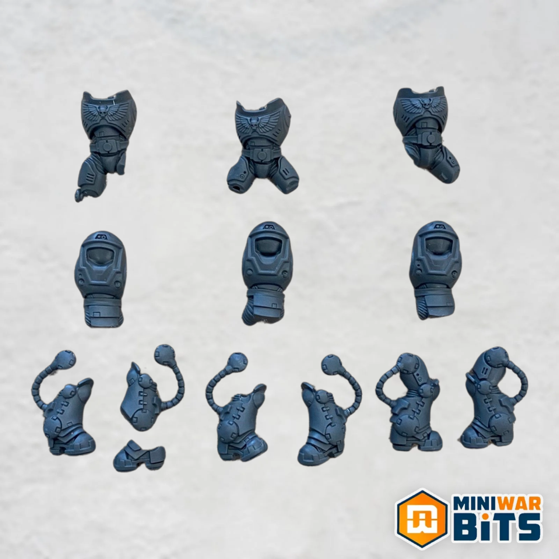 Primaris Eradicators Torso & Leg Bits - MiniWar Bits