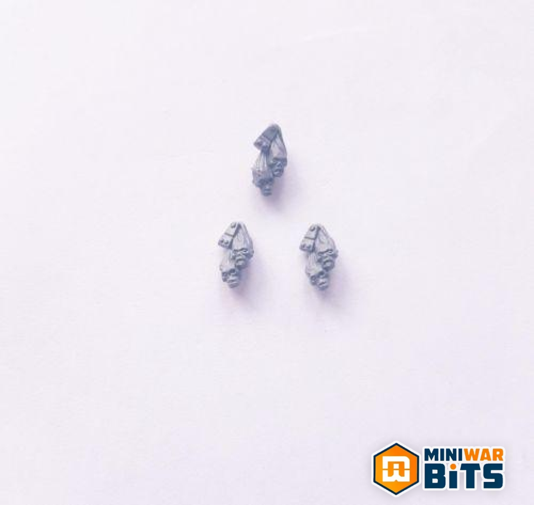 Saurus Warrior Trophy Head Accessory Bits (x3) - Warhammer Lizardmen A - MiniWar Bits