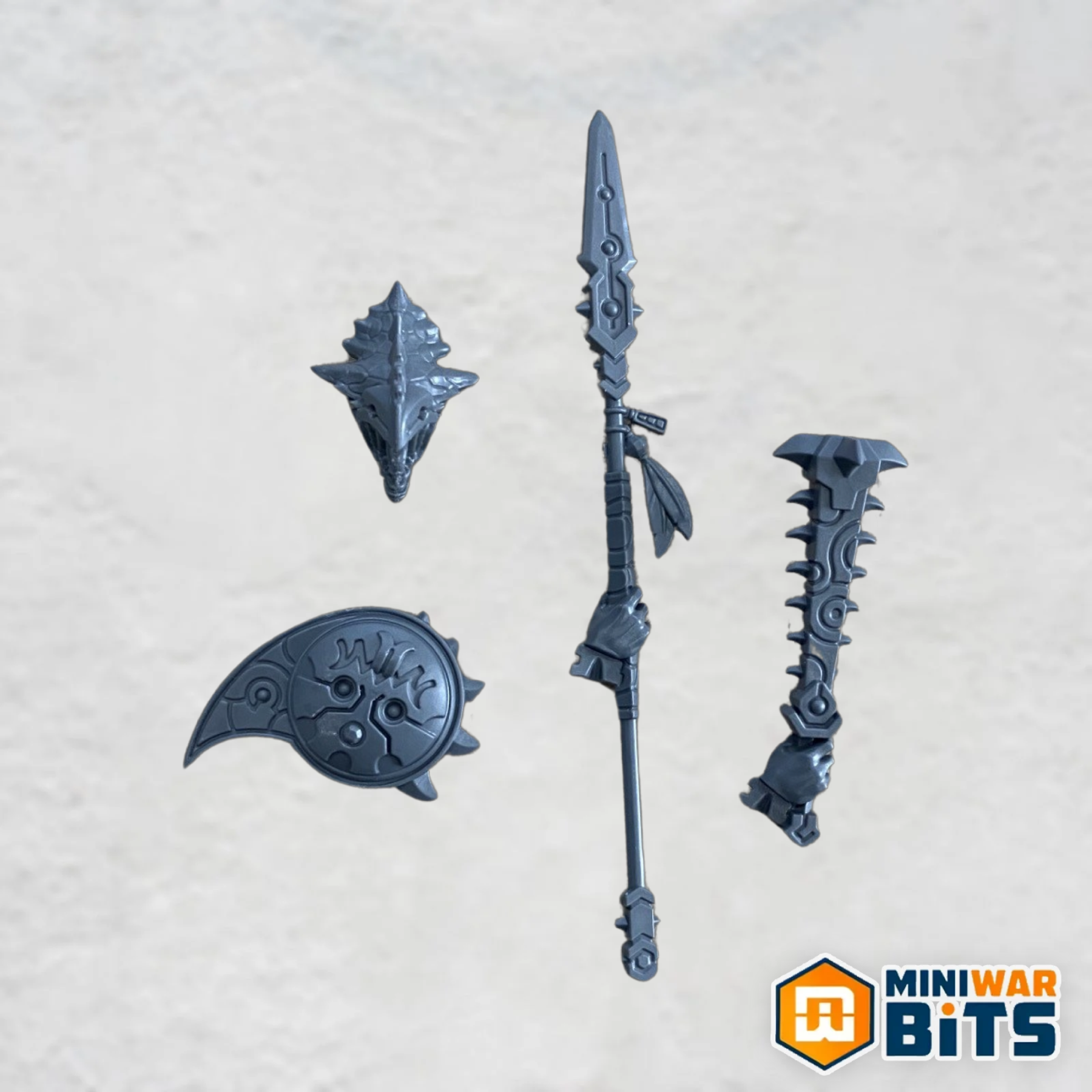 Saurus Warriors Single Weapon & Shield Set - MiniWar Bits