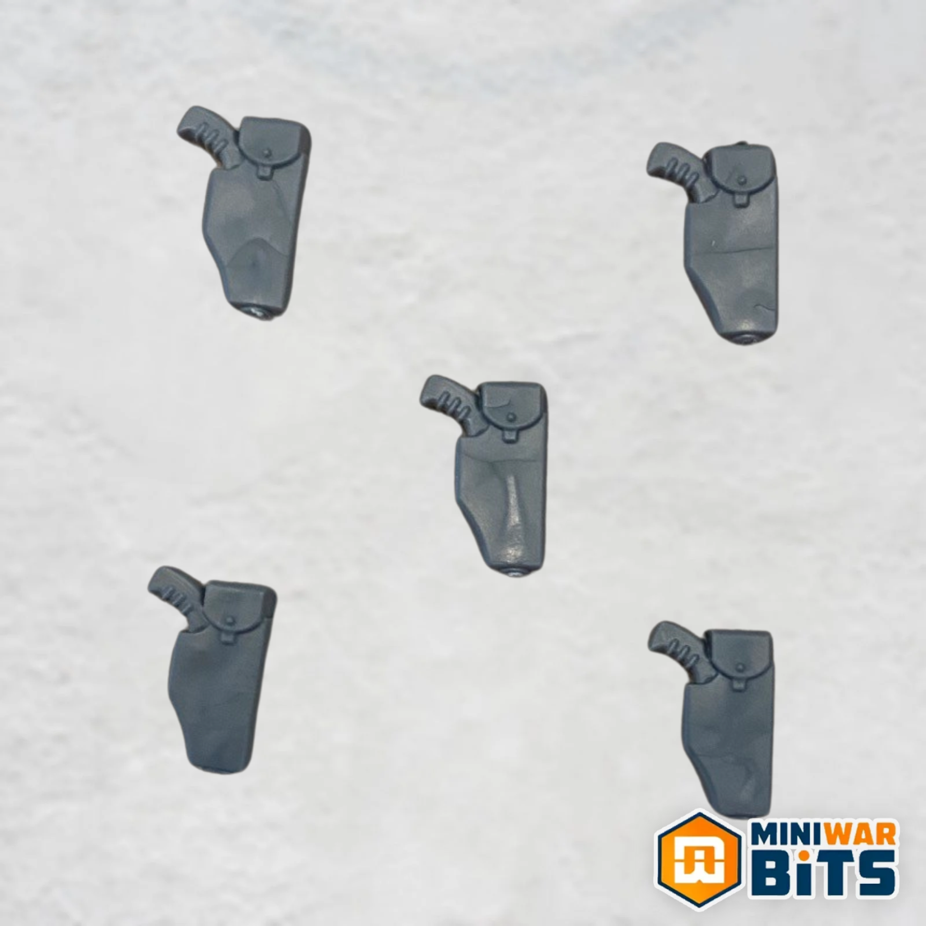 Scout Squad Holstered Pistol Bits - MiniWar Bits