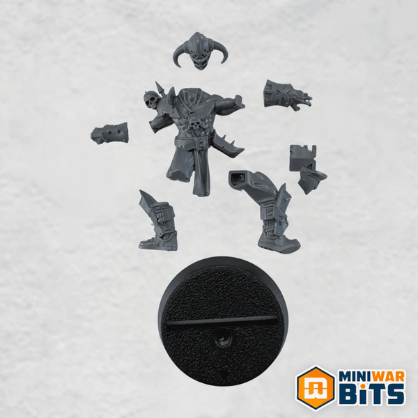 Skull-Tribe Slaughterers Bloodborn Marauder Lineman 1 - MiniWar Bits
