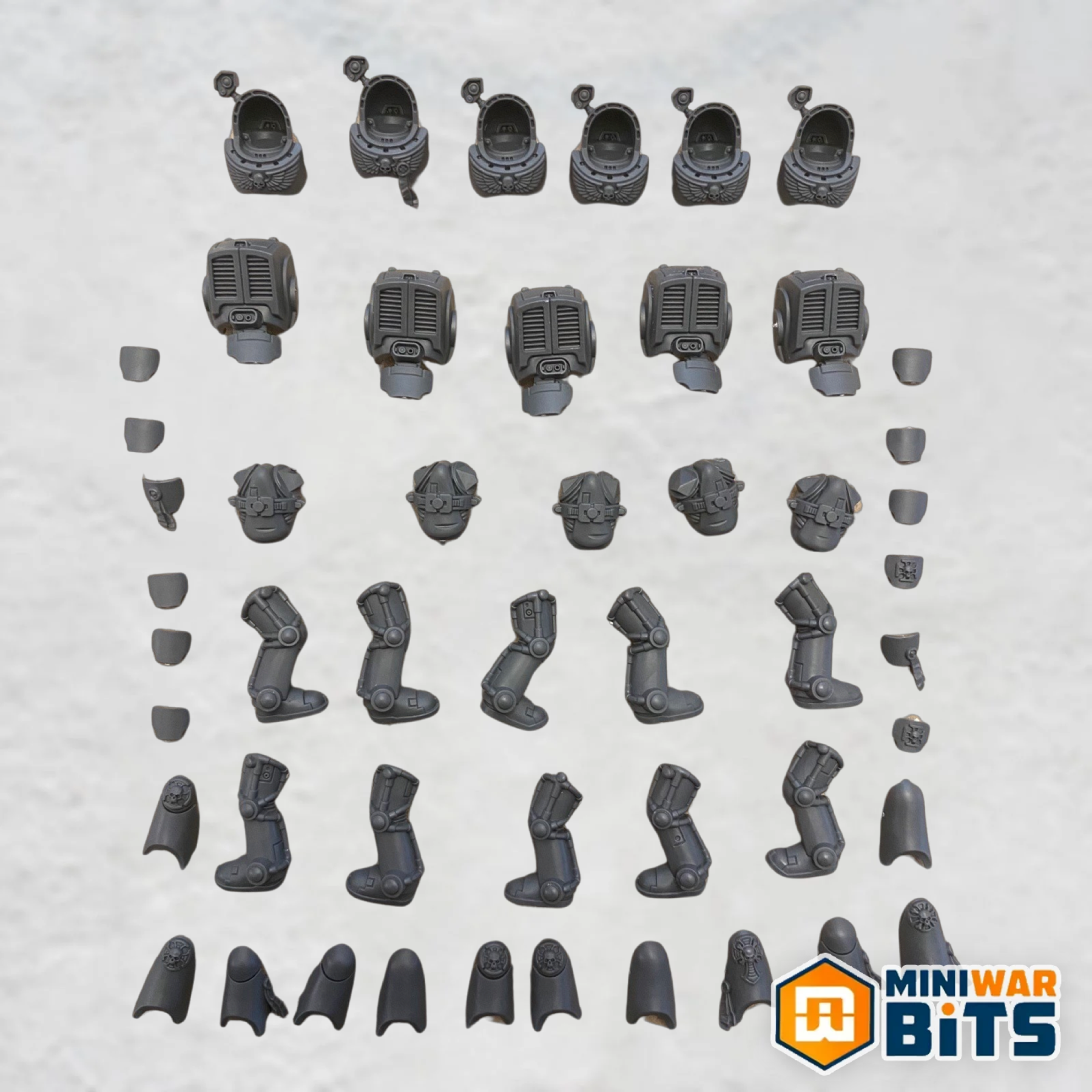 Terminator Squad Torso & Leg Bits - MiniWar Bits