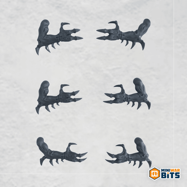 Tyranid Warriors Rending Claw Bits - MiniWar Bits