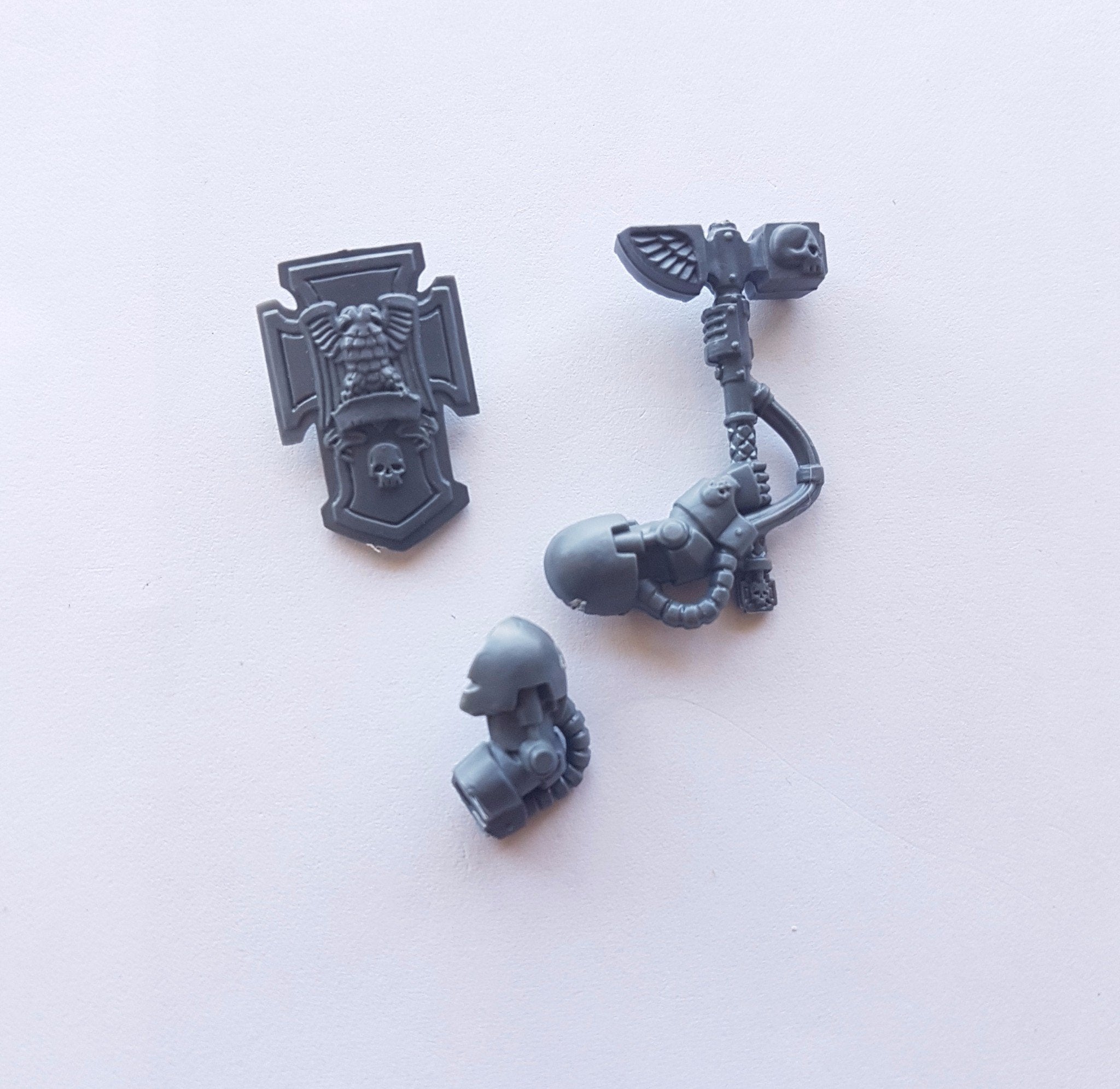 Assault Terminator Sergeant Thunder Hammer Combat Shield Bits - MiniWar ...