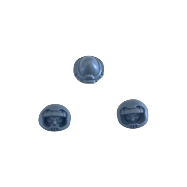 Hearthkyn Warriors Dome Face Shield Up Head Bits - MiniWar Bits