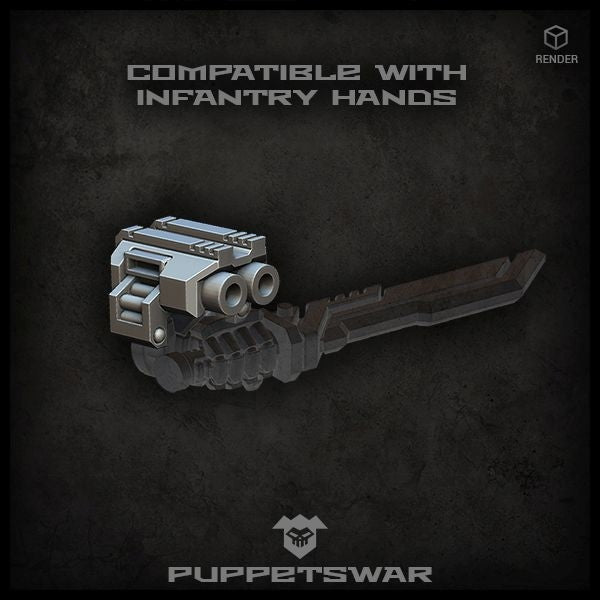 Assault Wrist Guns - MiniWar Bits