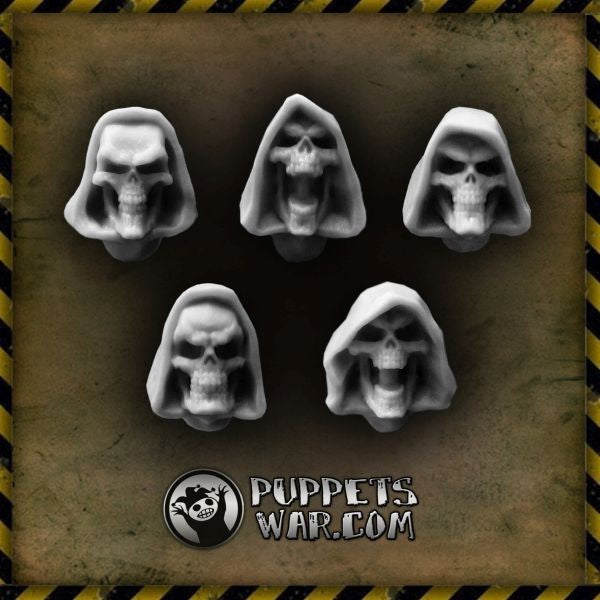 Hooded Skulls - MiniWar Bits