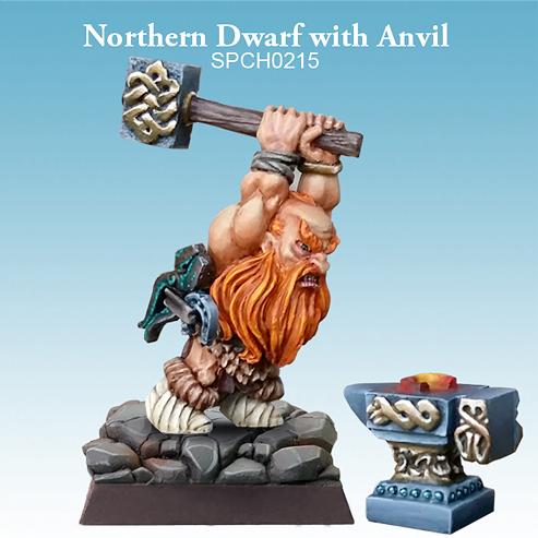 Northern Dwarf with Anvil - MiniWar Bits